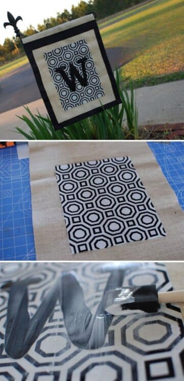 18 Adorable DIY Garden Flags for a Warm and Welcoming Home - DIY & Crafts
