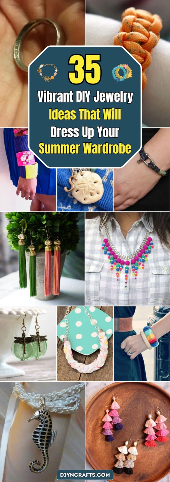 35 Vibrant DIY Jewelry Ideas That Will Dress Up Your Summer Wardrobe ...