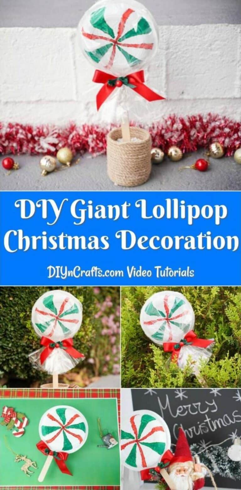 DIY Giant Lollipops Christmas Decoration - DIY & Crafts