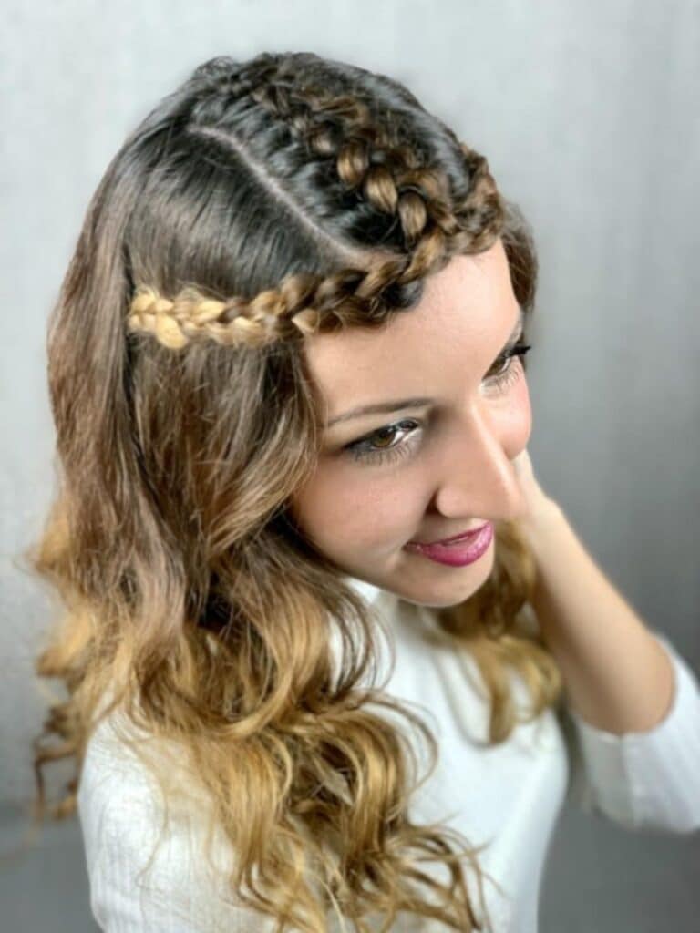 Braided Crown Princess Hairstyle With Video Tutorial - DIY & Crafts