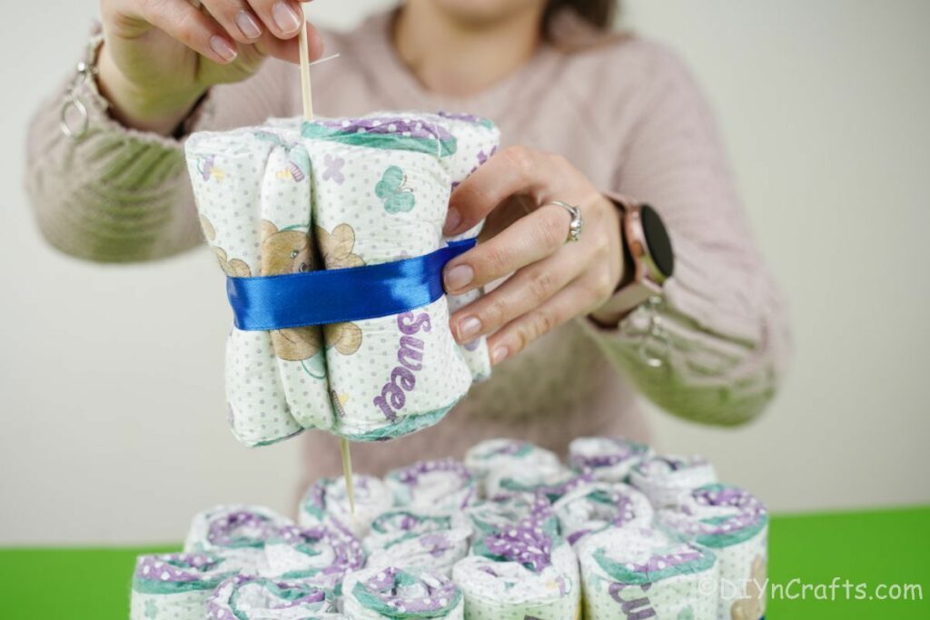 Adorable Baby Bootie Diaper Cake Gift - DIY & Crafts