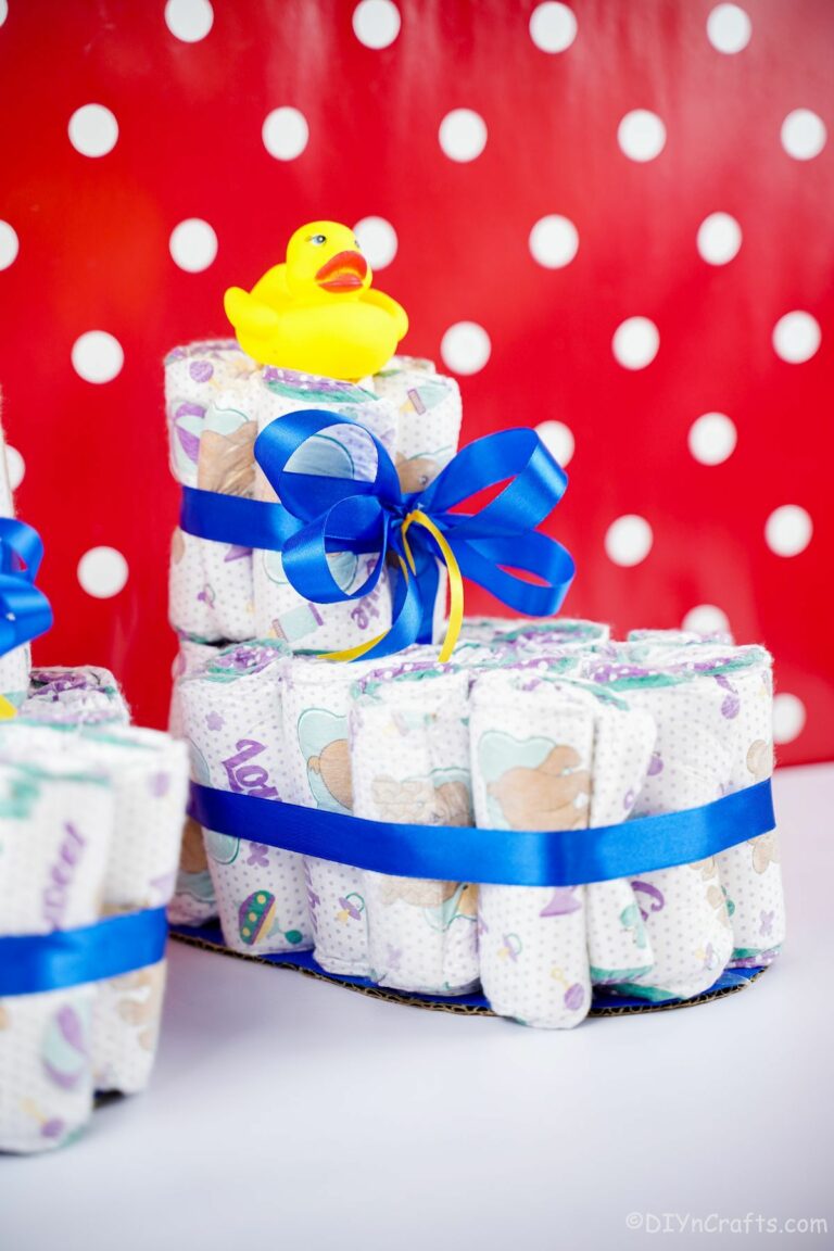 Adorable Baby Bootie Diaper Cake Gift - DIY & Crafts