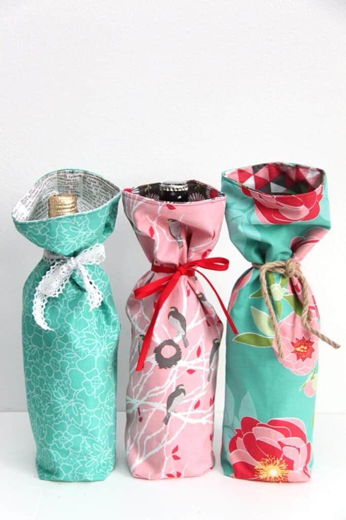 22 DIY Wine Bag Patterns and Ideas - DIY & Crafts