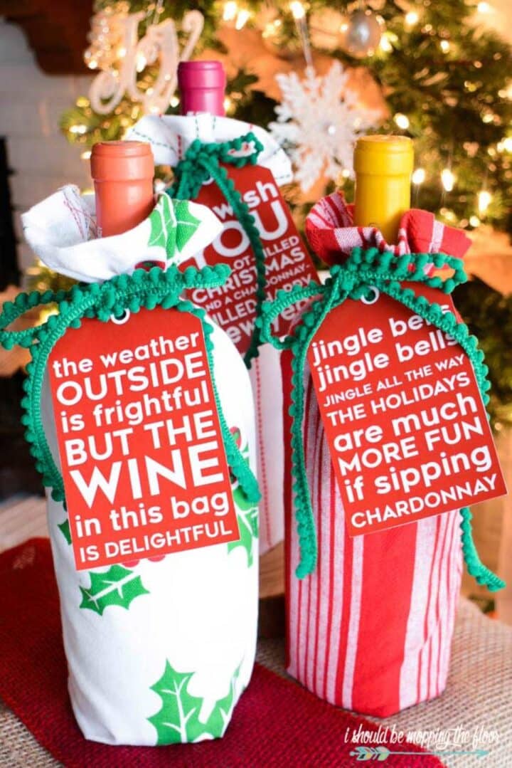22 DIY Wine Bag Patterns and Ideas - DIY & Crafts