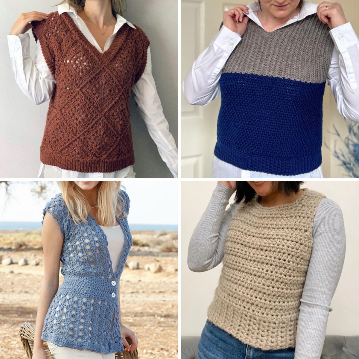 32 Free Crochet Vest Patterns For Beginners Patterns Hub